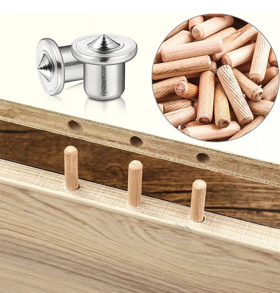 BLOOMAX® Dowel Pins. Furniture Connector Fastener Accessories. Grooved ...